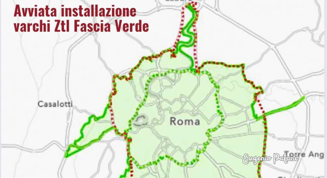 Roma, iniziata l'installazione dei nuovi varchi della Ztl Fascia Verde