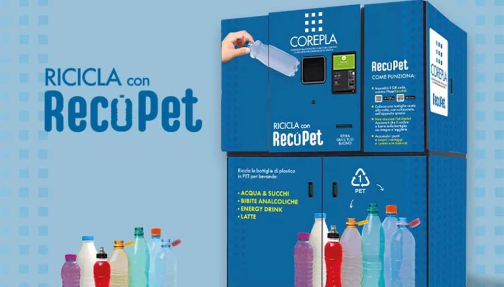 "Il Buono del Riciclo”, Corepla premia chi ricicla le bottiglie in plastica